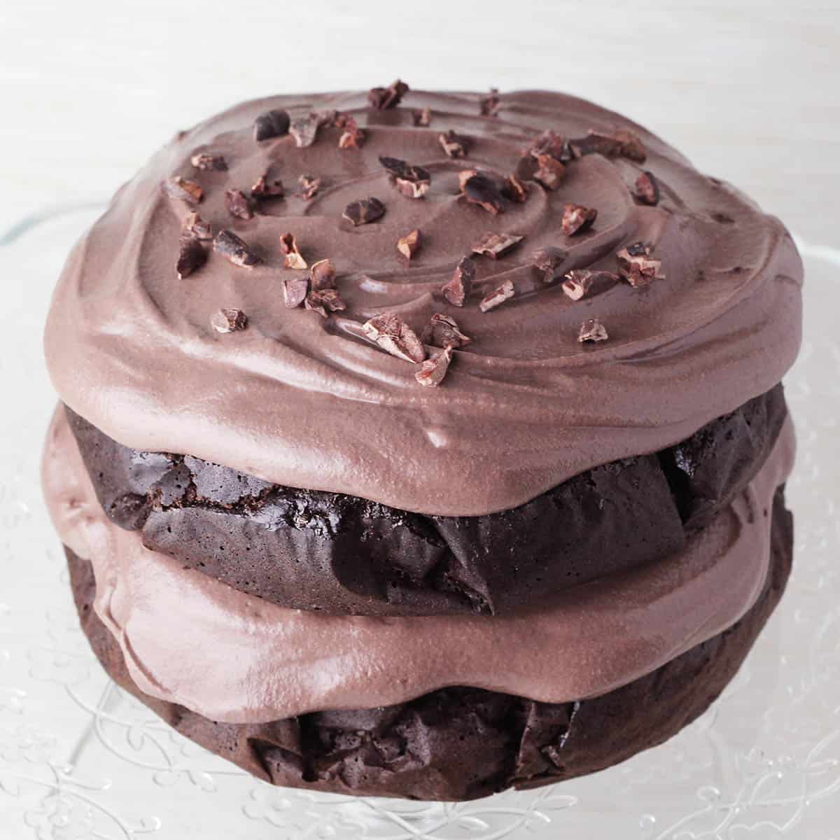 Chocolate Protein Cake (Healthy, Flourless) - proteincakery.com