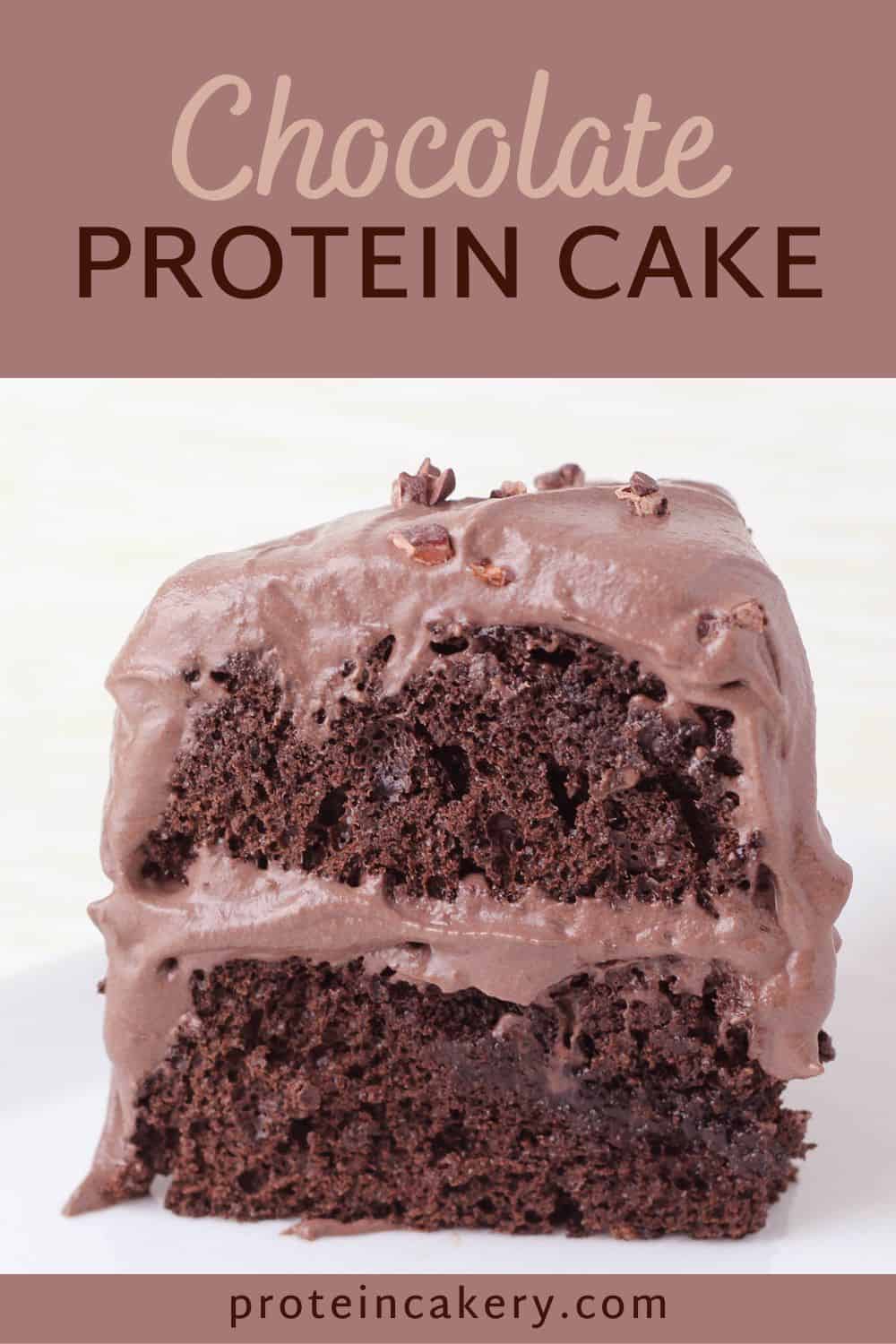 Chocolate Protein Cake (Healthy, Flourless) - proteincakery.com