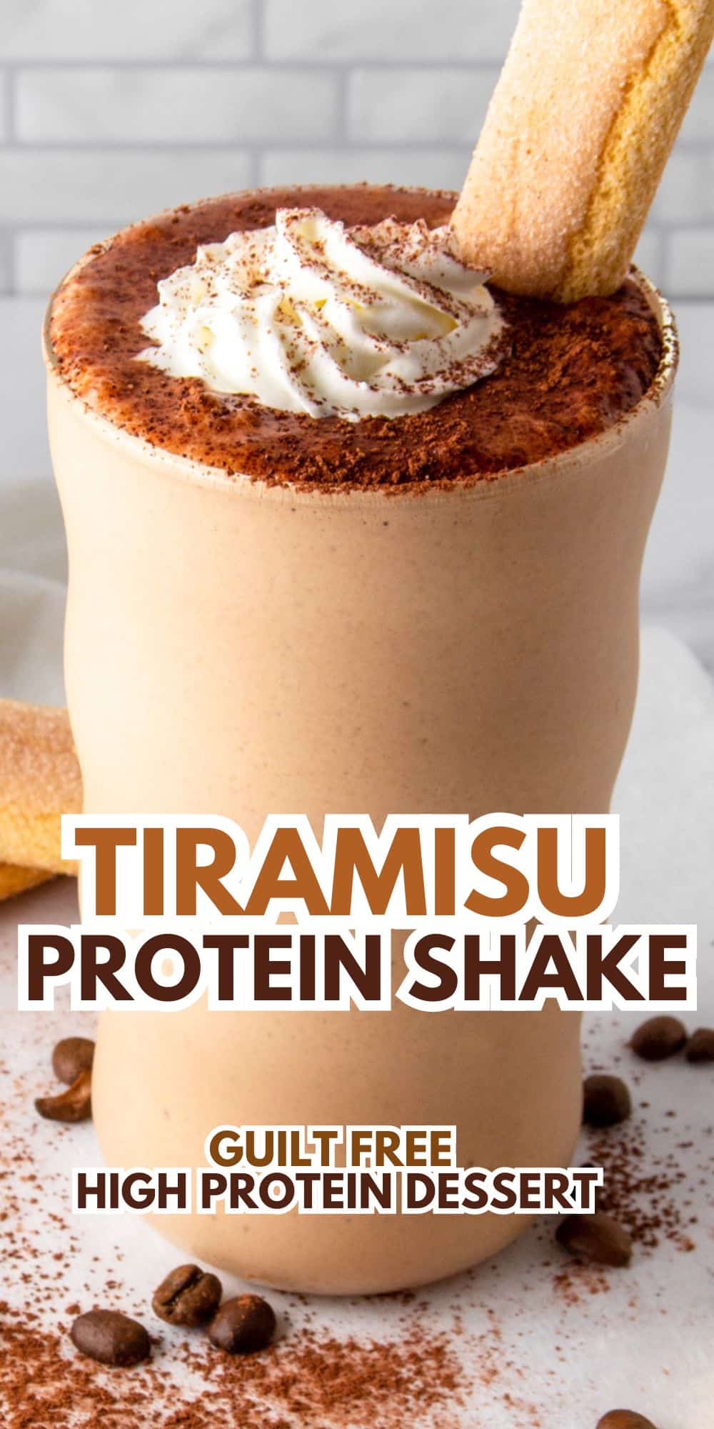 Tiramisu Protein Shake Recipe (Authentic Taste!) - proteincakery.com