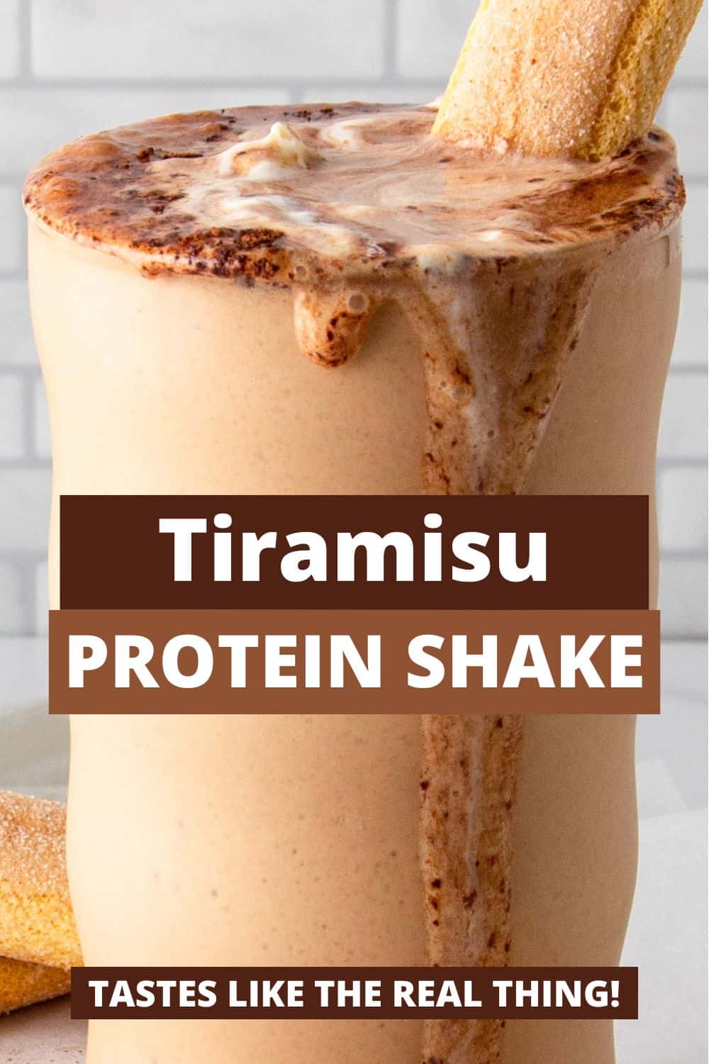 Tiramisu Protein Shake Recipe (Authentic Taste!) - proteincakery.com