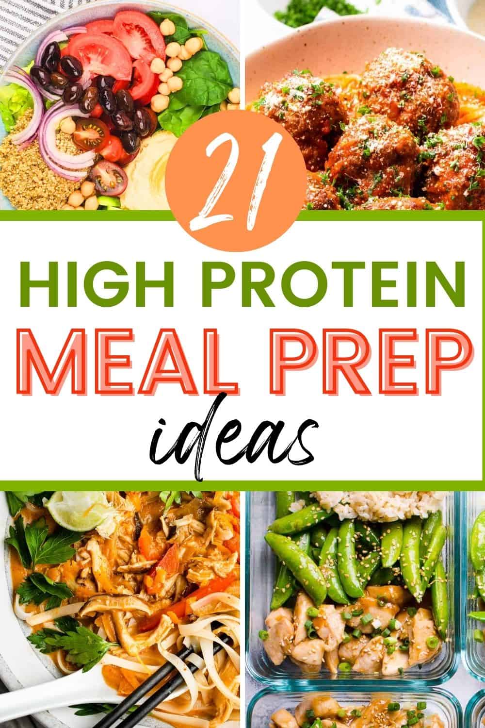 21 Easy High Protein Meal Prep Ideas - proteincakery.com