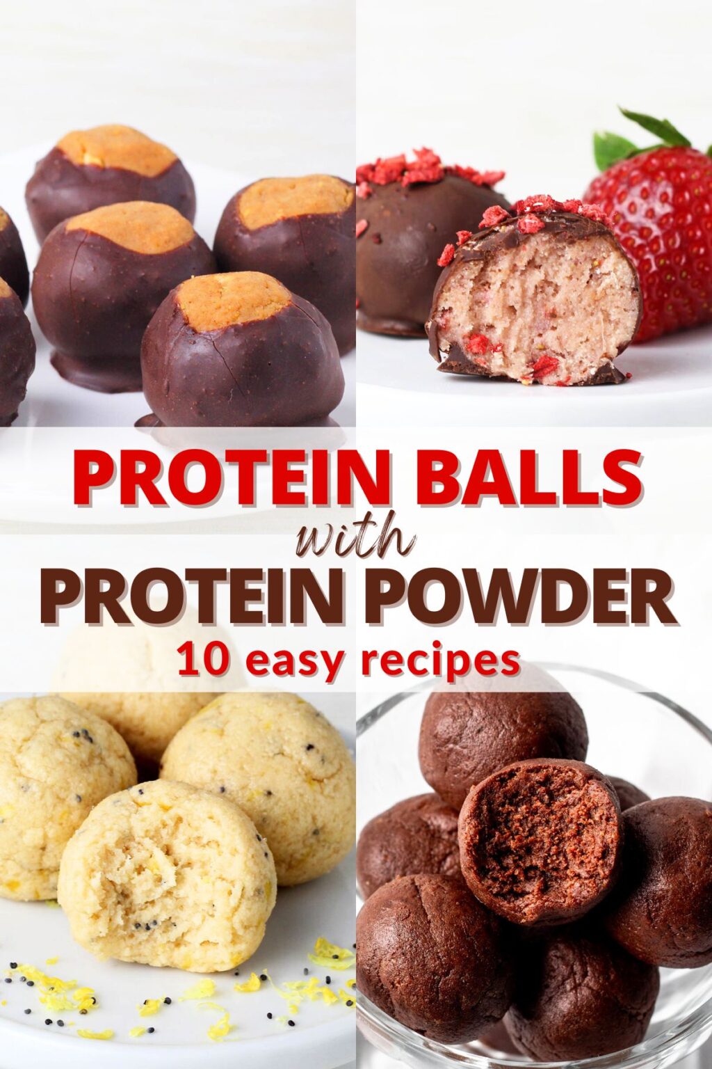 10 Easy Protein Balls with Protein Powder - proteincakery.com