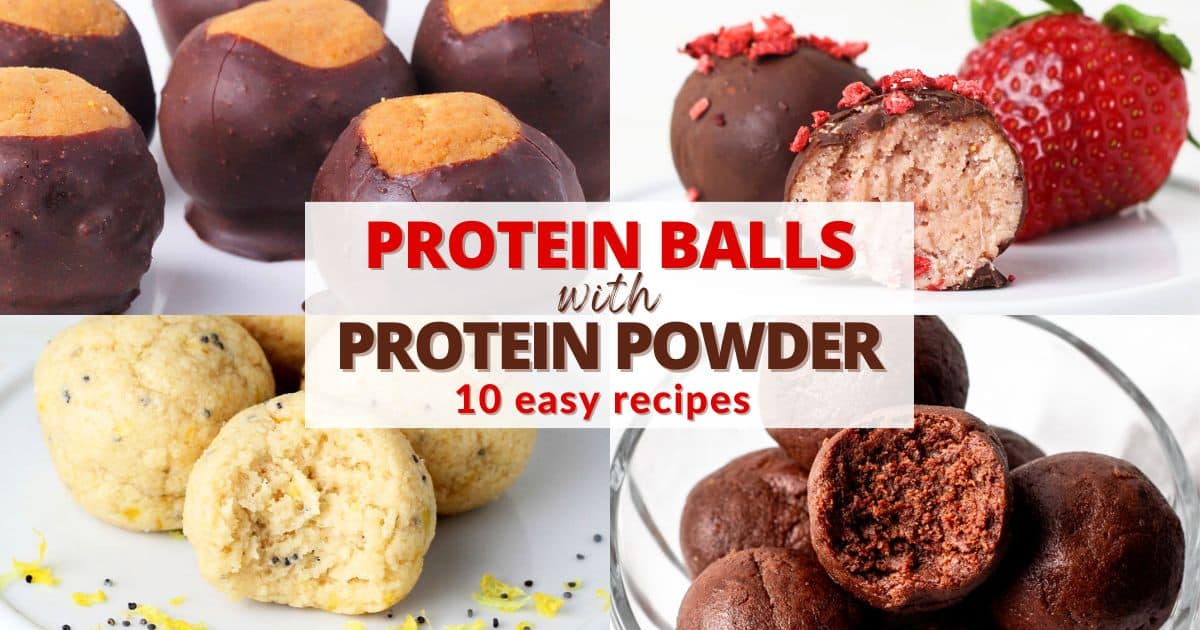 10 Easy Protein Balls with Protein Powder - proteincakery.com