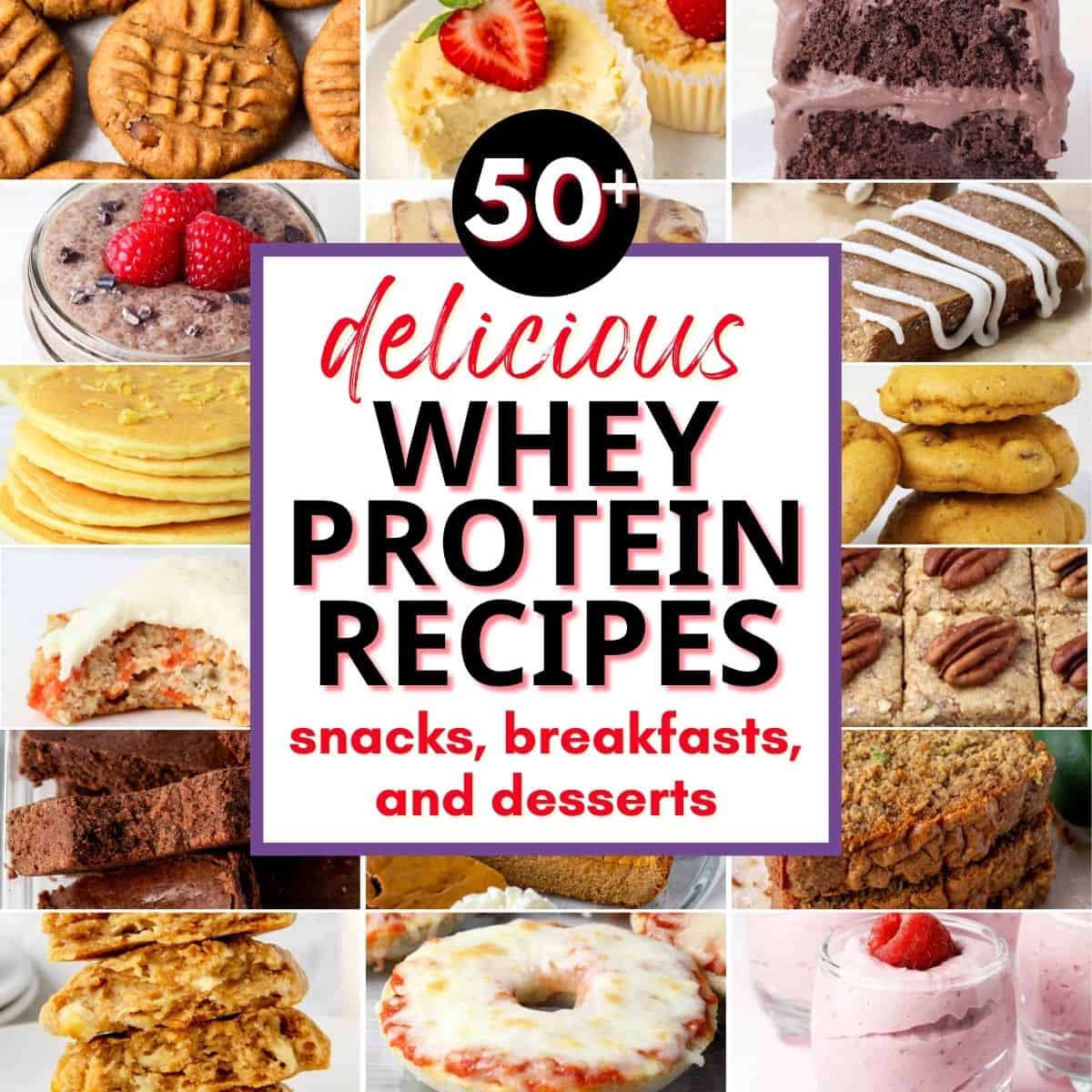 50+ Delicious Whey Protein Recipes - proteincakery.com